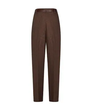 Max Mara Belted Wide Leg Trousers