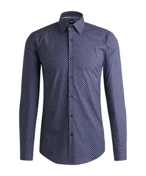 Hugo Boss Short Sleeve Shirt - Blue