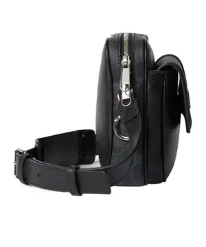 Gucci Gg Supreme Crossbody Bag - Black