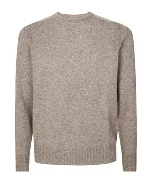 PAOLO PECORA Reverse Stitch Crewneck Jumper