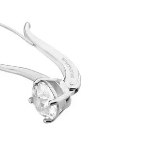Balenciaga Crystal Cubic Zirconia Dangle Earrings