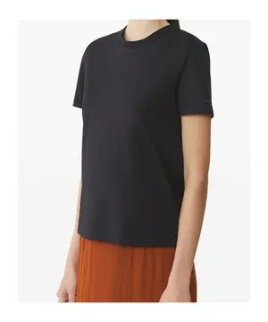 LANVIN Tie-back Crewneck T-shirt - Black
