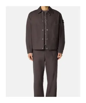 Stone Island Logo Patch Coach Jacket