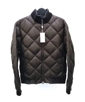 Emporio Armani Quilted High-neck Down Jacket