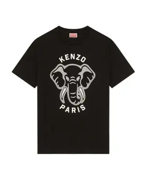 Kenzo Varsity Jungle Elephant T-shirt - Black