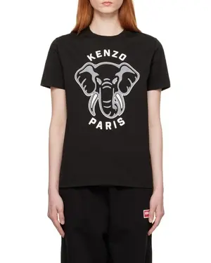 Kenzo Loose-fit Varsity Jungle Elephant T-shirt