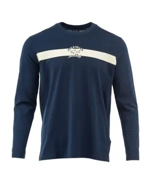 PAUL  SHARK Logo Round-necked T-shirt