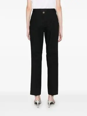 TWINSET Straight Leg Trousers - Black