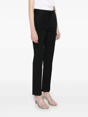 TWINSET Straight Leg Trousers - Black
