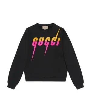 Gucci Blade Logo-print Cotton Sweatshirt