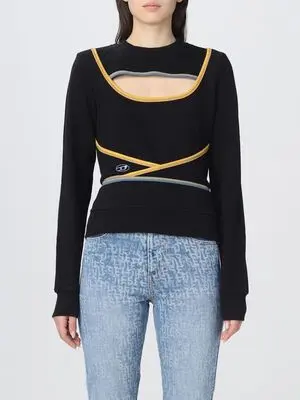 DIESEL® Oval-d Embroidered Long-sleeved Top