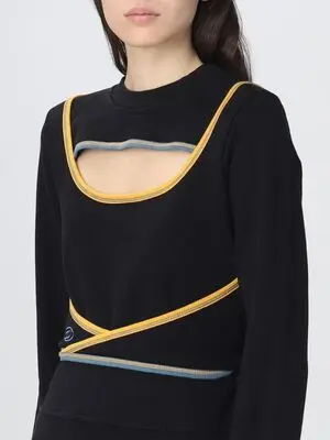 DIESEL® Oval-d Embroidered Long-sleeved Top