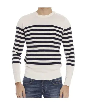 Emporio Armani Striped Knitted Pullover