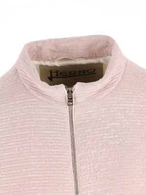 Herno Zip-up Sequined Jacket