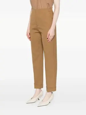 Alberta Ferretti Cuffed Hem Trousers