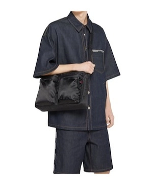 Gucci Allover Gg Motif Zipped Suitcase Bag