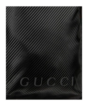 Gucci Allover Gg Motif Zipped Suitcase Bag