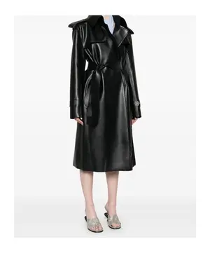 Norma Kamali Belted Trench Coat