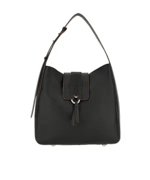 Hogan Trend Hobo Shoulder Bag - Black