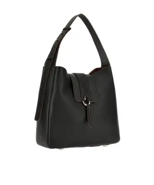 Hogan Trend Hobo Shoulder Bag - Black