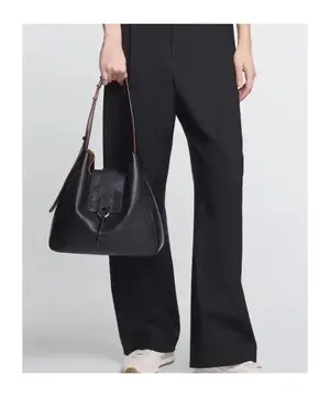 Hogan Trend Hobo Shoulder Bag - Black