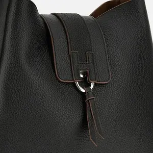 Hogan Trend Hobo Shoulder Bag - Black