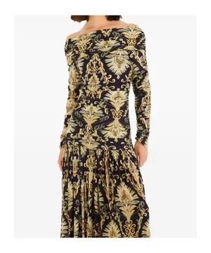Farm Rio Arabesque Off-shoulder Maxi Dress