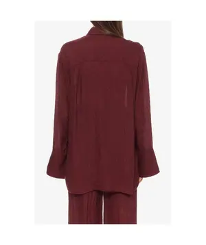 LANVIN Textured Silk And Viscose Shirt