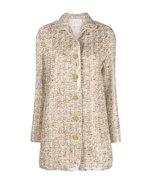 Giambattista Valli Long-sleeved Tweed Coat - No