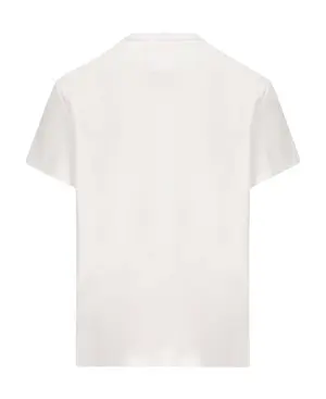 MAISON MARGIELA Logo Embroidered Crewneck T-shirt - No