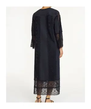 BY MALENE BIRGER Lace-panel Midi Dress