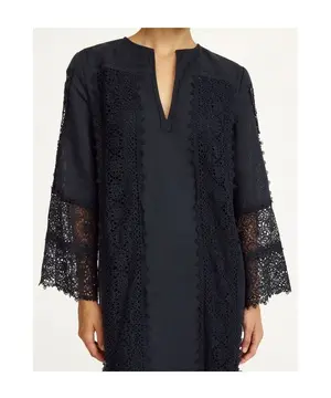 BY MALENE BIRGER Lace-panel Midi Dress
