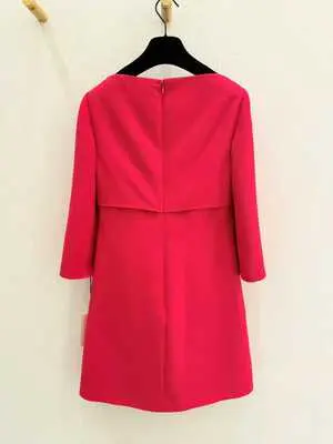 Valentino Garavani Bow Crepe Couture Mini Dress