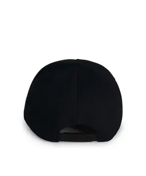Palm Angels Logo Embroidered Baseball Cap - Black