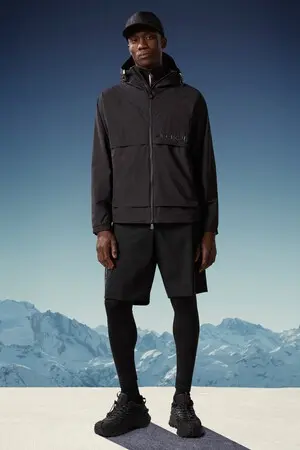 Moncler Foret Hooded Zip-up Jacket With Polartec Alpha Insulation