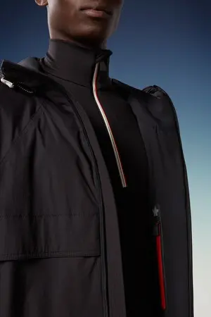 Moncler Foret Hooded Zip-up Jacket With Polartec Alpha Insulation