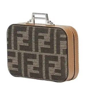 Fendi Brown Fabric Charm