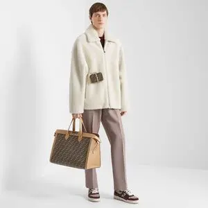 Fendi Brown Fabric Charm