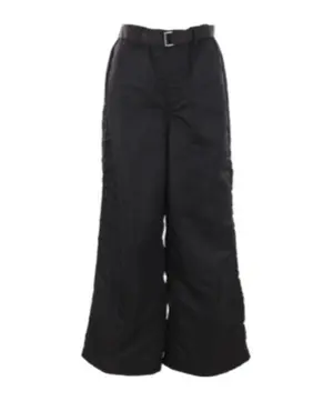 Sacai Wide-leg Belted Cargo Trousers