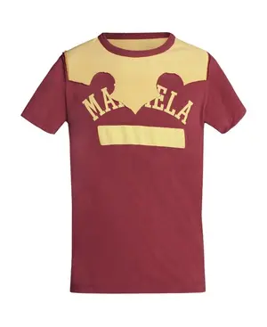 MAISON MARGIELA Distressed Crewneck T-shirt - Red