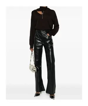 AGOLDE Coated Flared Jeans