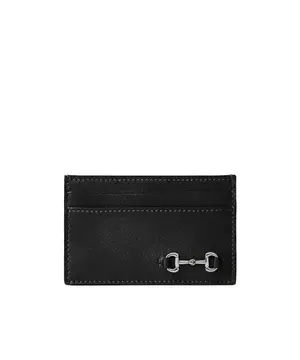 Gucci Horsebit Card Holder - Black