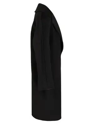 Max Mara Tokio Double Breasted Coat - Black