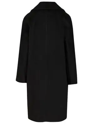 Max Mara Tokio Double Breasted Coat - Black