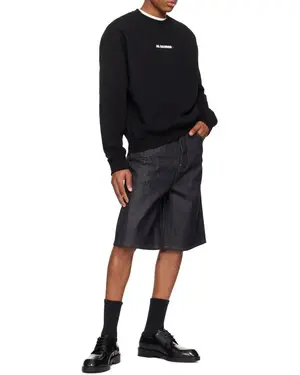 JIL SANDER Crewneck Logo Sweatshirt
