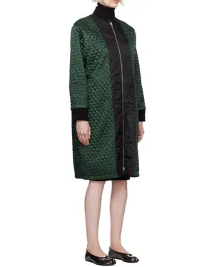 MAISON MARGIELA Quilted Zip-up Coat
