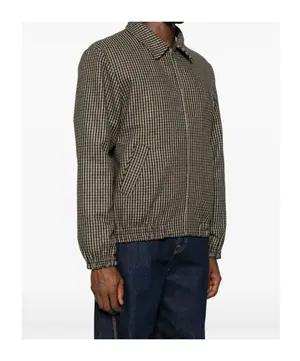 A.p.c. Gingham Check Zip-up Jacket