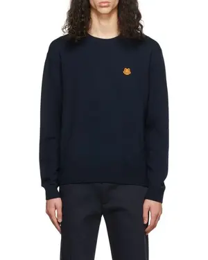 Kenzo Tiger Logo Patch Jumper