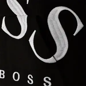 Hugo Boss Logo Hooded Sweater - Black