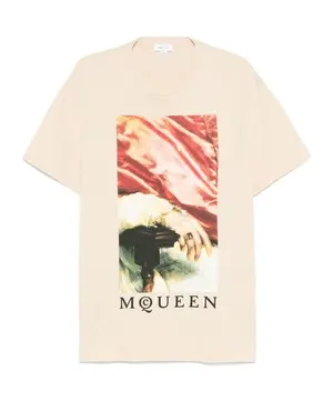 Alexander McQueen Graphic Printed Crewneck T-shirt